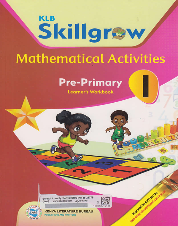 KLB Skillsgrow Mathematics Activities PP1 | BSELMALL | Bibles | Books ...